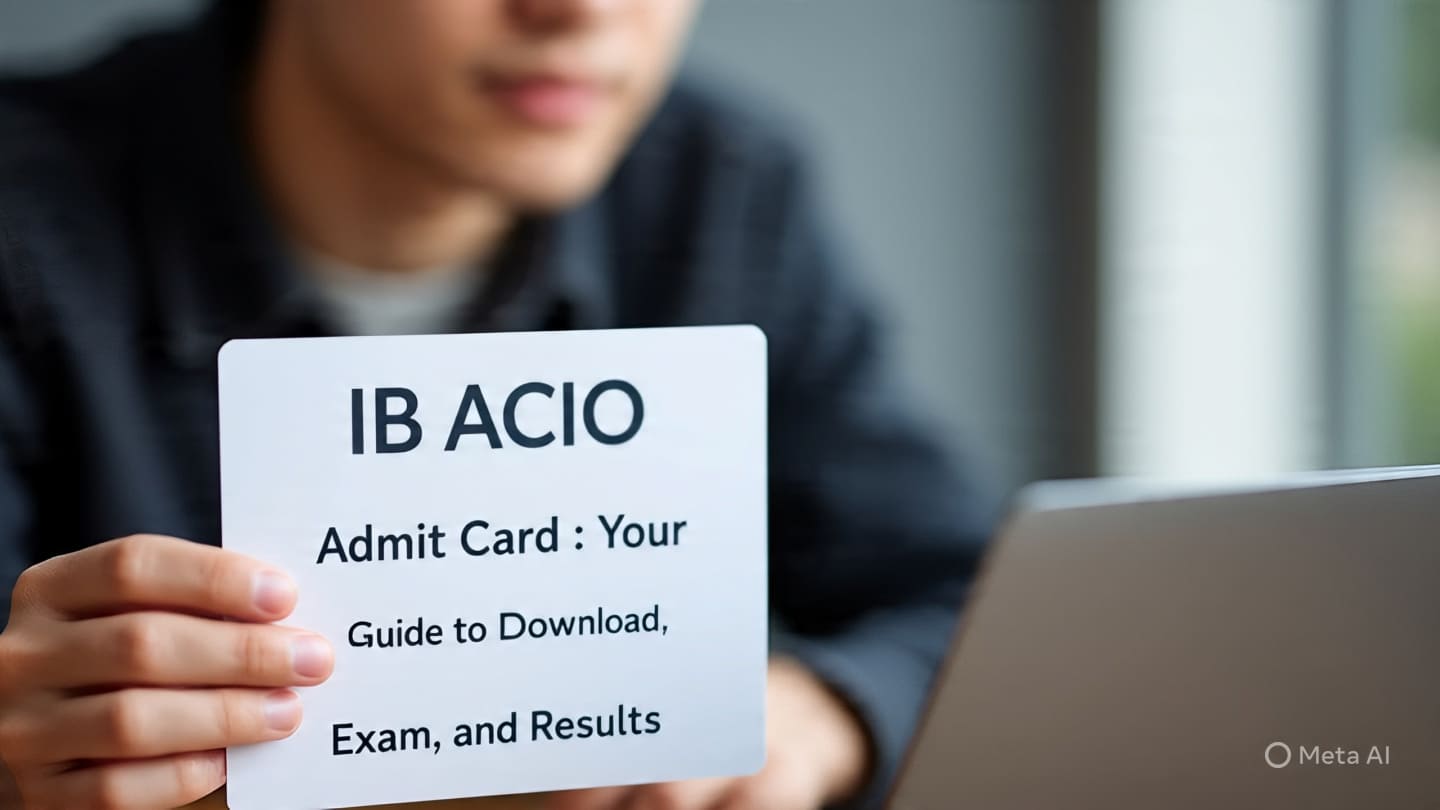 IB ACIO Admit Card : Your Guide to Download, Exam, and Results